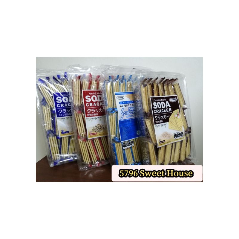 [Ready Stock] [Halal] Sanwa Brand Soda Biscuit (Malt Soda Crackers ...