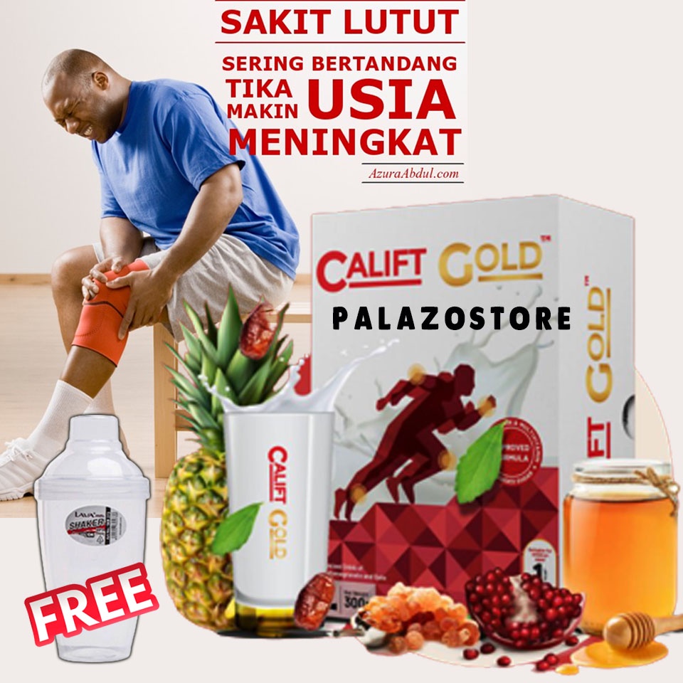 Susu Calift Gold New Pack untuk Sendi Tulang Free Shaker / Calift Gold ...