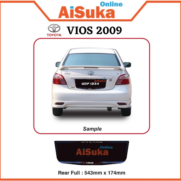 TOYOTA CAR LICENSE PLATE FRAME NUMBER PLATE HOLDER VIOS , ALPHARD ...