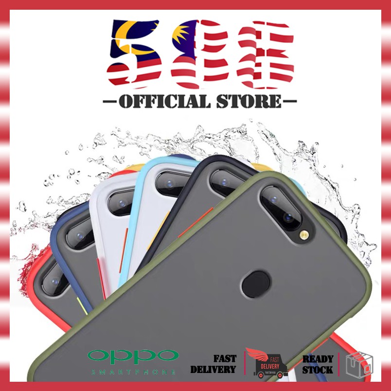 OPPO A17/A77S/ A52/ A92/ A12/ A12E/ A9/ A5S/ A3S/ F11 PRO/ F9/ A7/ A1k/C2 Matte Minimalist Cover ...