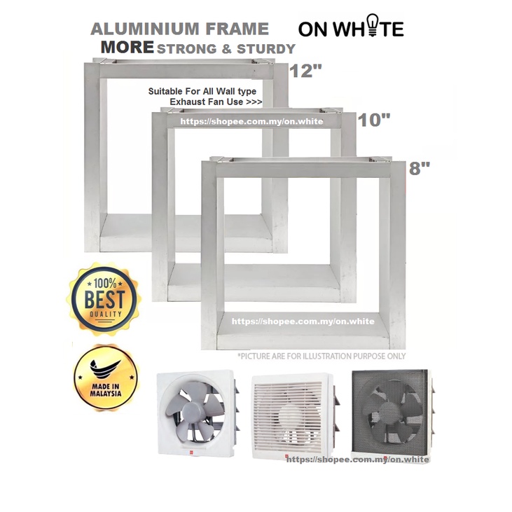Aluminum exhaust fan frame Aluminum fram exhaust fan bingkal frem kipas ...