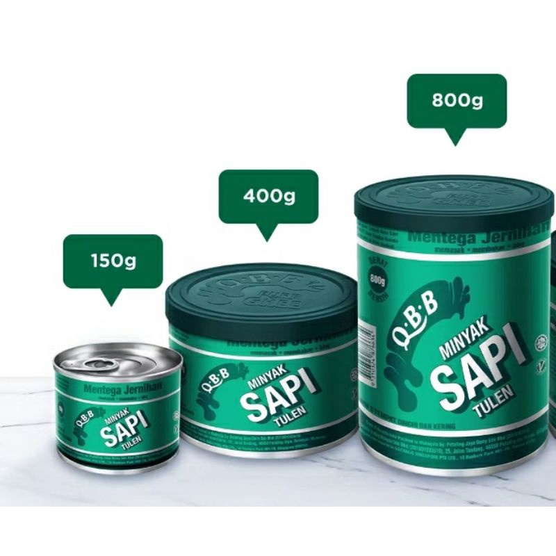 QBB PURE GHEE 150GM/400GM/800GM | Shopee Malaysia