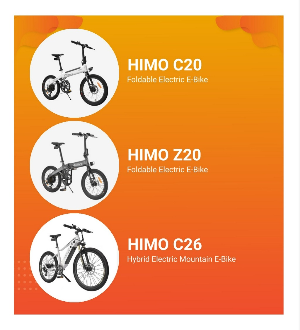 [READY STOCK] HIMO Z20 / C20 / C26 Foldable Electric Bicycle [Shimano 6 ...