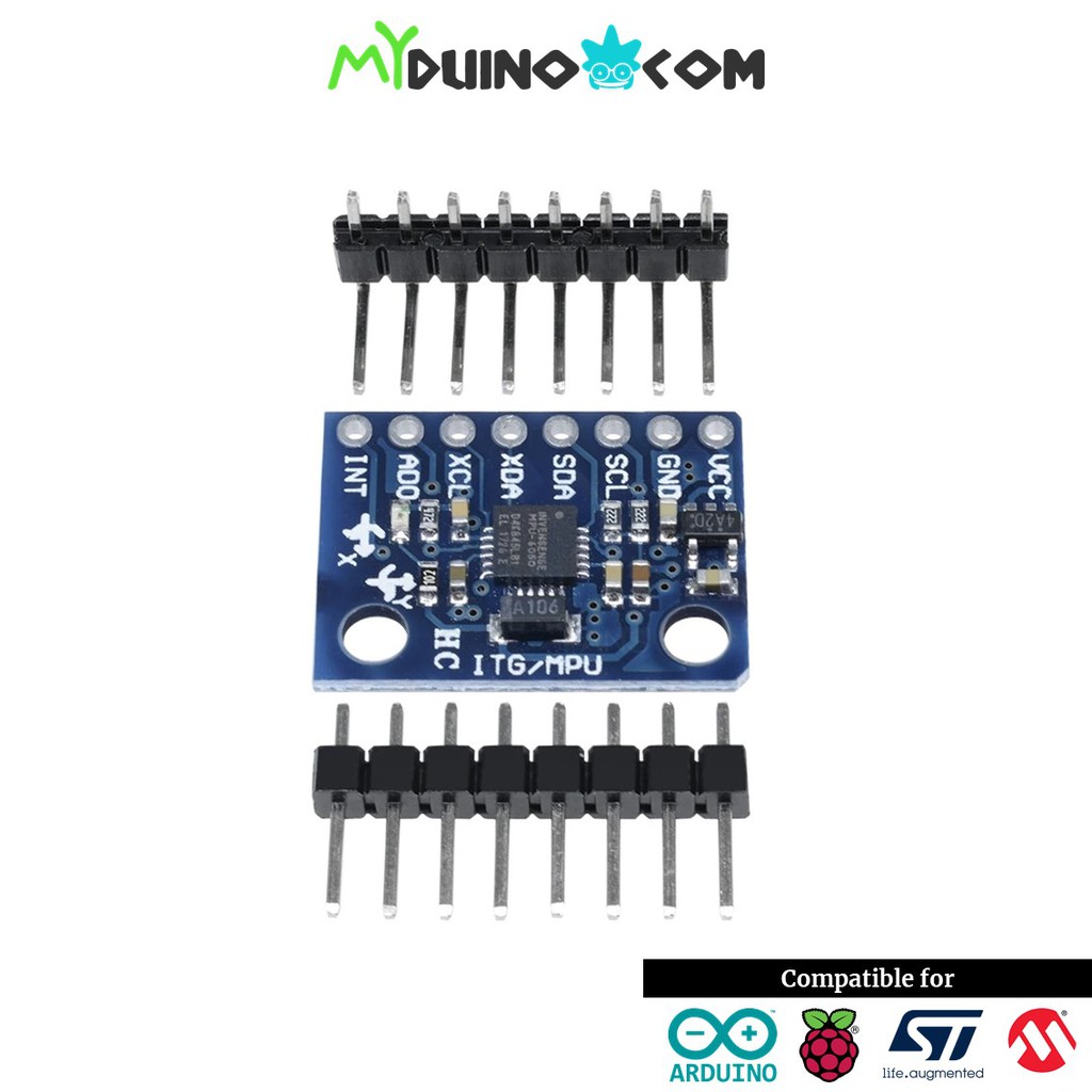 Mpu6050 6 Dof Imu Accelerometer And Gyrometer Module Sensor For Arduino Raspberry Pi Hobby