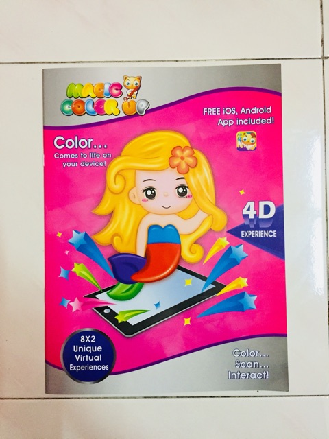 Sales!! 4D Magic Coloring Book, Colouring Book with App | Shopee Malaysia