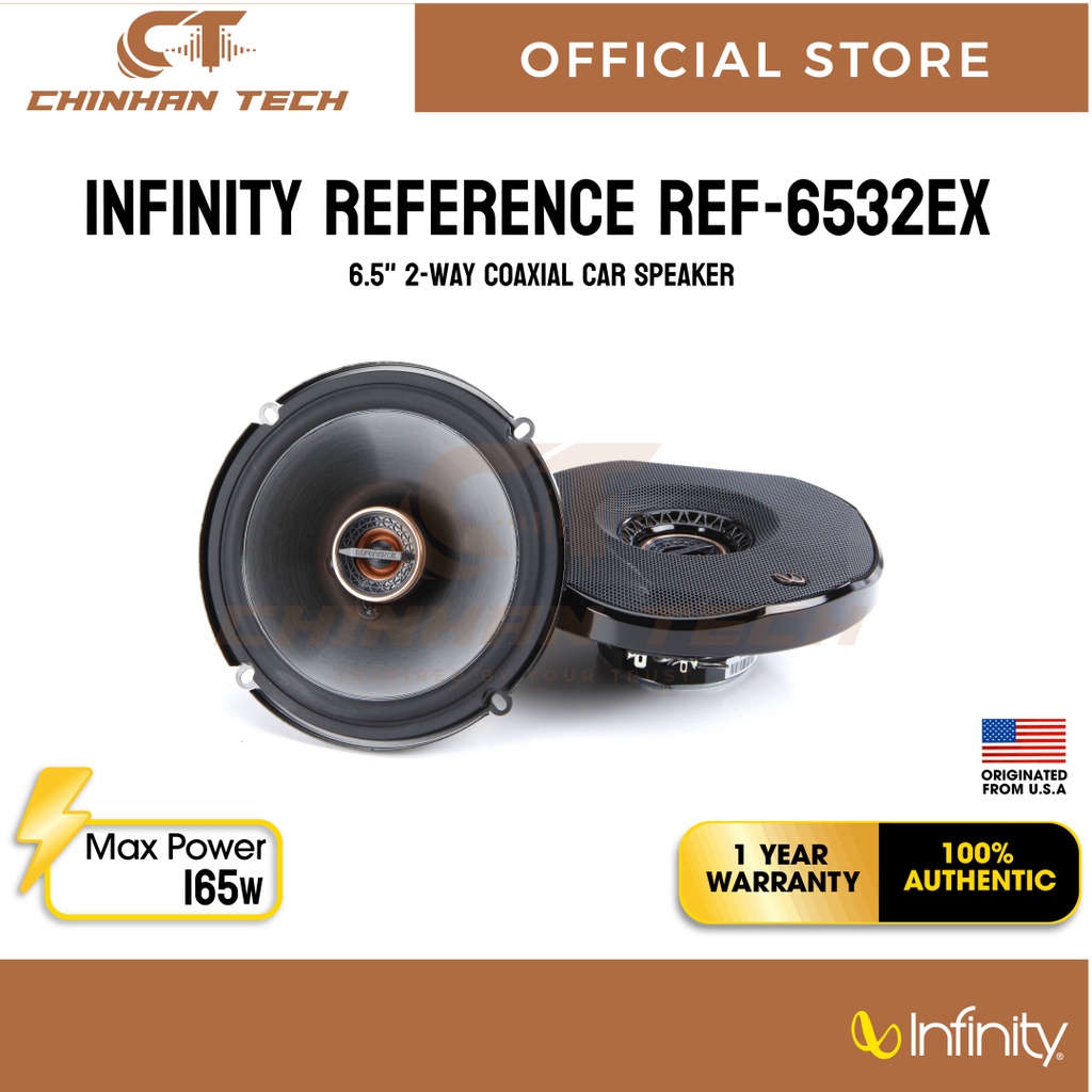 Infinity Reference REF-6532EX 6-1/2' 2-way coaxial car speakers | Shopee Malaysia