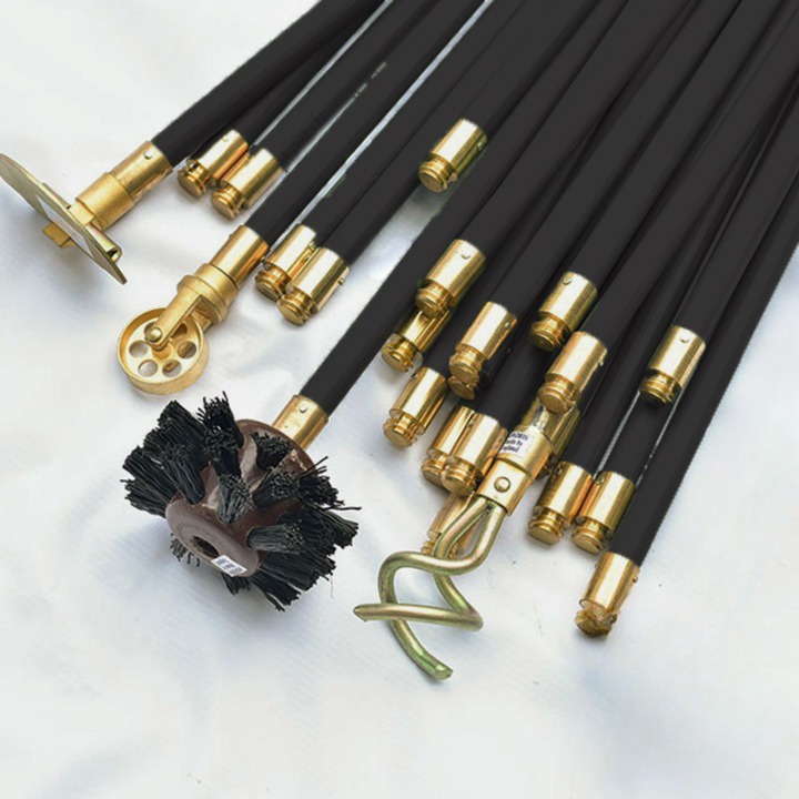 Horobin Drain Cleaning Rod Accessories (Screw / Brush / Wheel / Scraper ...