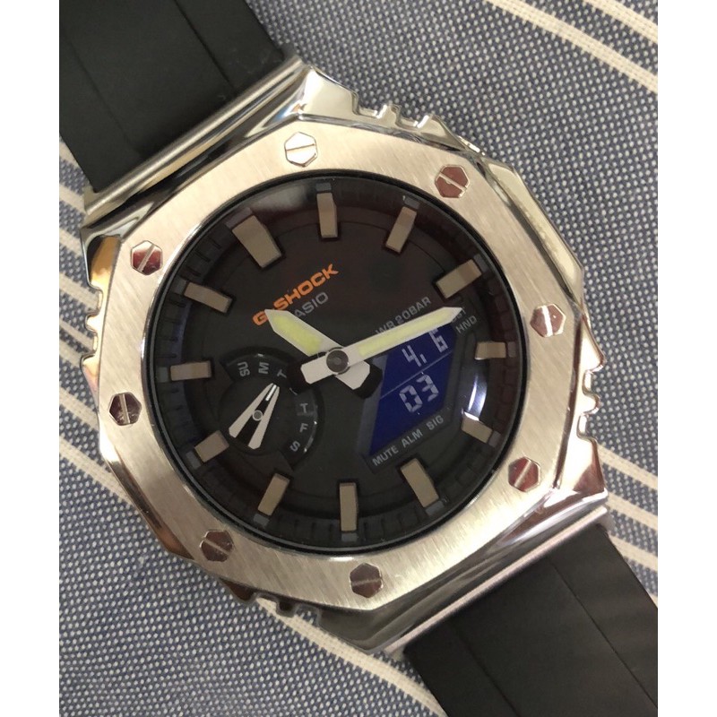Casio G-shock GA-2100 series custom AP Royal Oak Style band & bazel ...