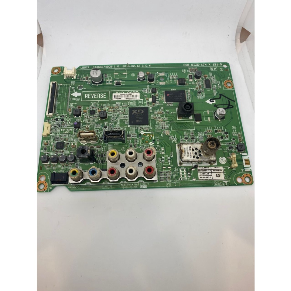 LG TV 32LH510D AIO Powerboard Mainboard LVDS Speaker IR Receiver ...