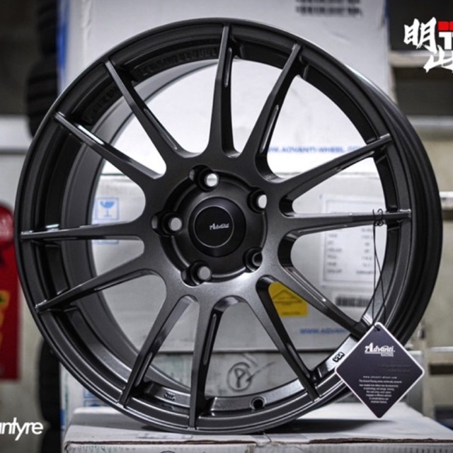 All New Model ORIGINAL Advanti Racing Mercury VI with Matte Gunmetallic ...