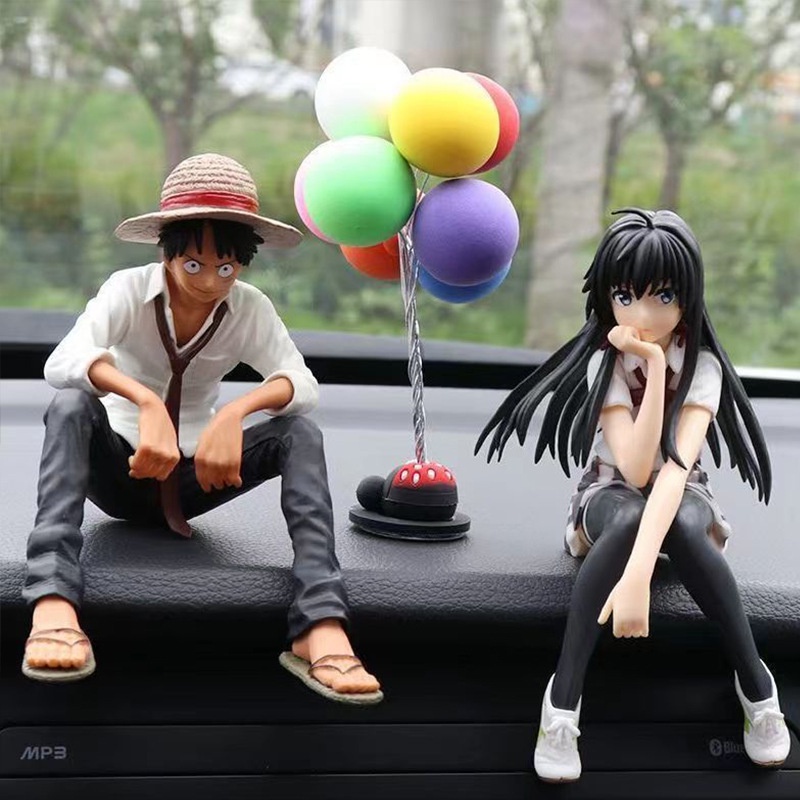 Car PVC Ornament Toy Luffy Action Figure Home Decoration Japan Anime ...