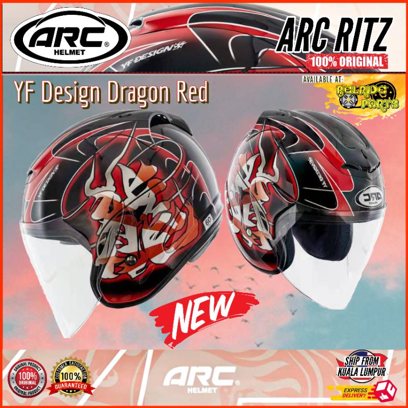 ARC Ritz YF Design Dragon Red New 2021 YF Design Original ARC | Shopee ...