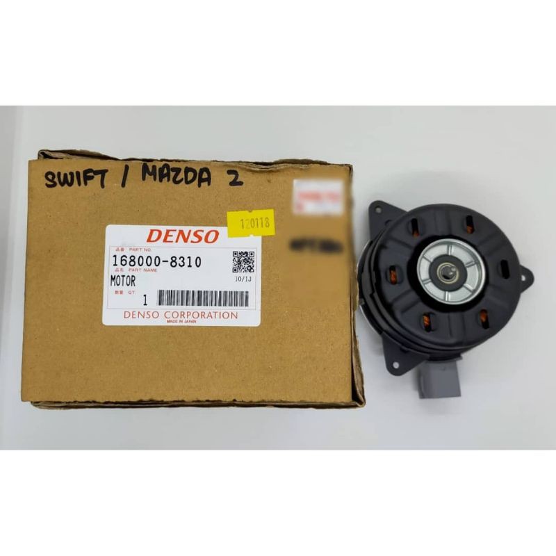 ORIGINAL DENSO FAN MOTOR (4PIN) SUZUKI SWIFT 08Y MAZDA 2 (168000-8310 ...