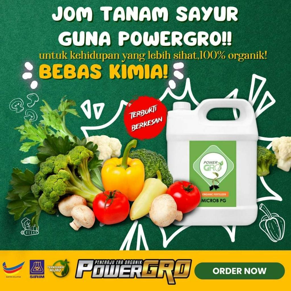BAJA ORGANIK POWER GRO 4L | Shopee Malaysia