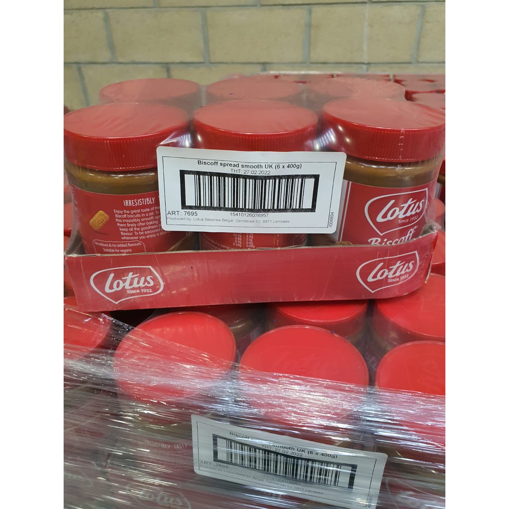 WHOLESALE LOTUS BISCOFF (SMOOTH/CRUNCHY) SPREAD (400/380)G 1 Box (6/12 ...