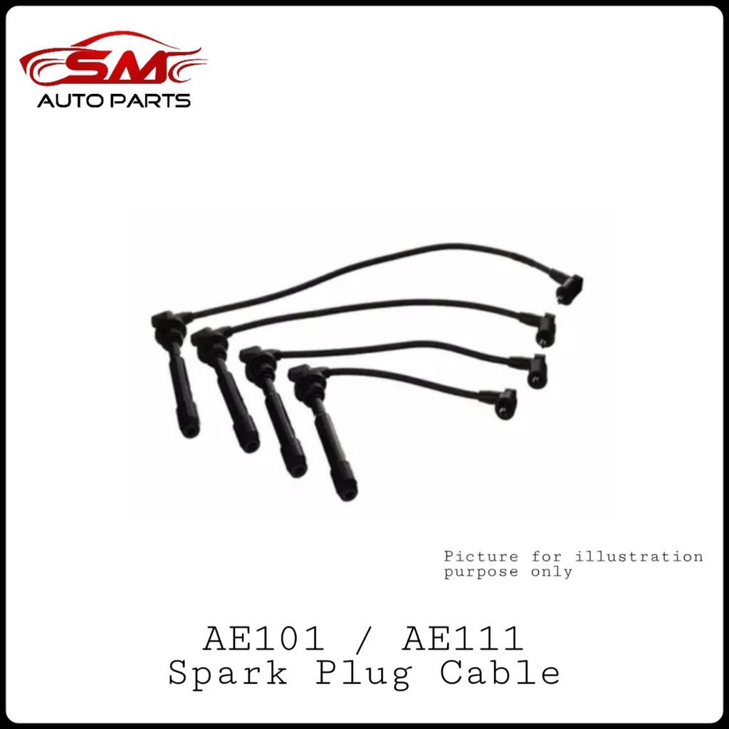 Toyota AE101 / AE111 Spark Plug Cable Set / Plug Wire ( High Quality ...