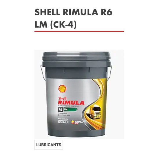 Shell Rimula R6 LM Fully 10-40 (CK-4) | Shopee Malaysia