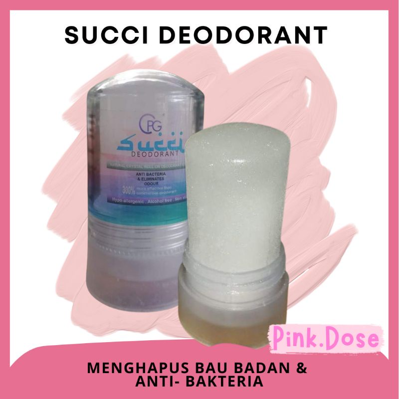 SUCCI DEODORANT Batu Tawas Tahan Lama Bebas Kimia | Shopee Malaysia