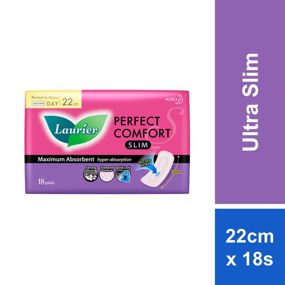 LAURIER Ultra Slim 22cm x 18s | Shopee Malaysia