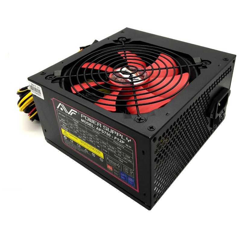 AVF 500W / 650W / 750W Desktop PC ATX Ultra Silent Gaming Power Supply ...