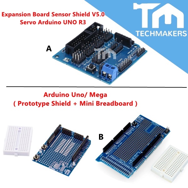 Arduino Uno Mega R3 Expansion Board Shield Sensor V5 0 For Servo