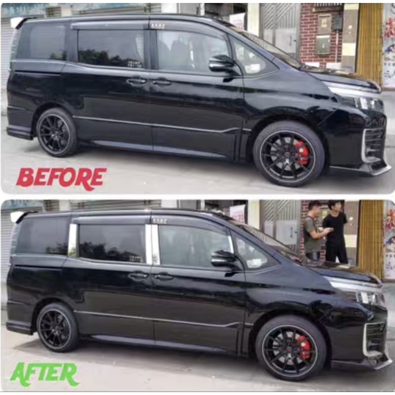 Toyota Voxy/Noah 80 Window Pillar Chrome trim | Shopee Malaysia