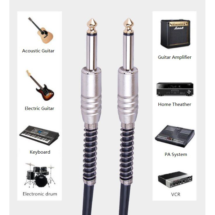 Instrument Cable Electric Guitar Cable Acoustic Guitar Cable Keyboard ...