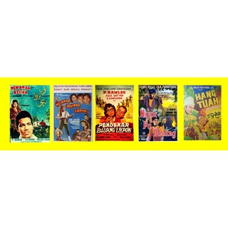 P RAMLEE 5 PCS VINTAGE FILM POSTER | Shopee Malaysia