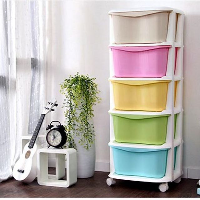 5 Layer Drawer (Ice Cream Color) | Shopee Malaysia