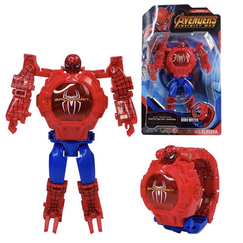💥Promotion💥 Mainan Robot Toy Watches Deformation with Light Jam budak ...