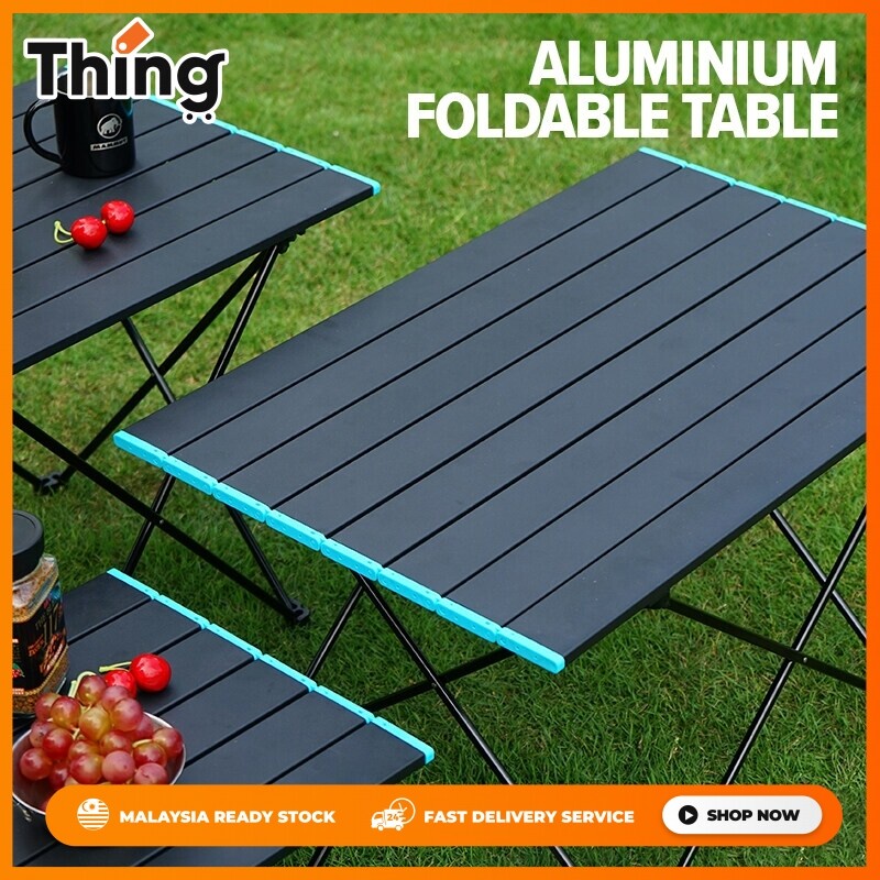 Portable Foldable Table Extra Light Weight Multi Purpose Aluminium Dining Camping Outdoor Picnic ...