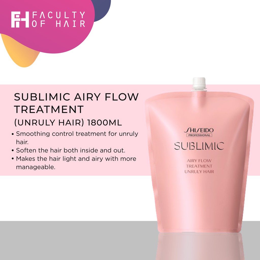 Shiseido Sublimic Airy Flow Treatment (1800ml) | Shopee Malaysia