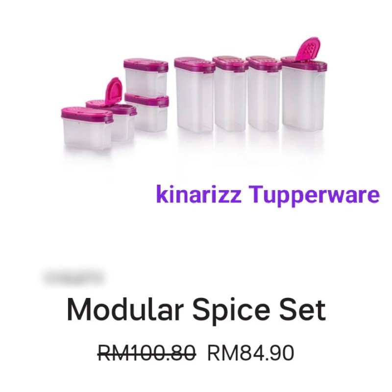 Modular Spice Set (purple) kinarizz Tupperware | Shopee Malaysia