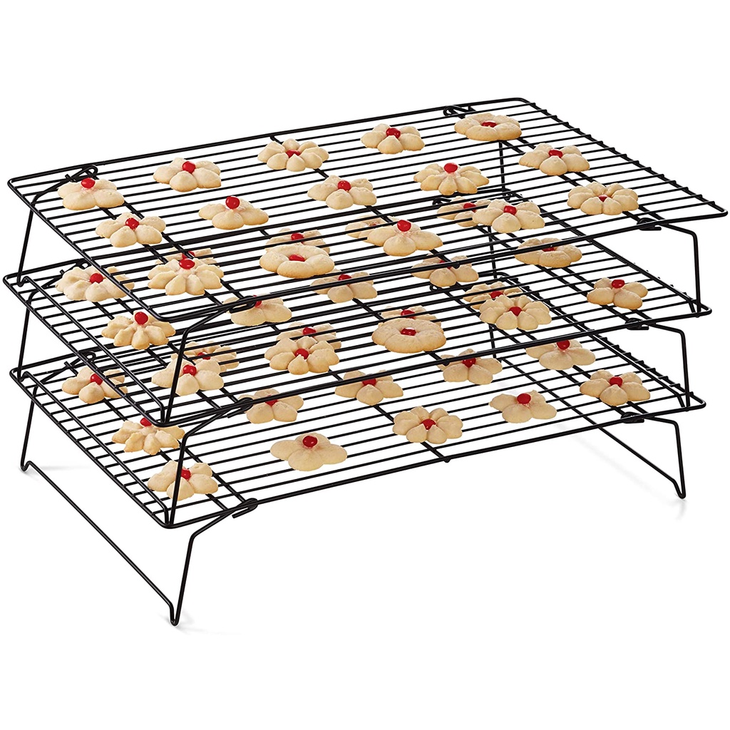 (VB) Stakeable Cooling Rack 3pcs Set | Shopee Malaysia