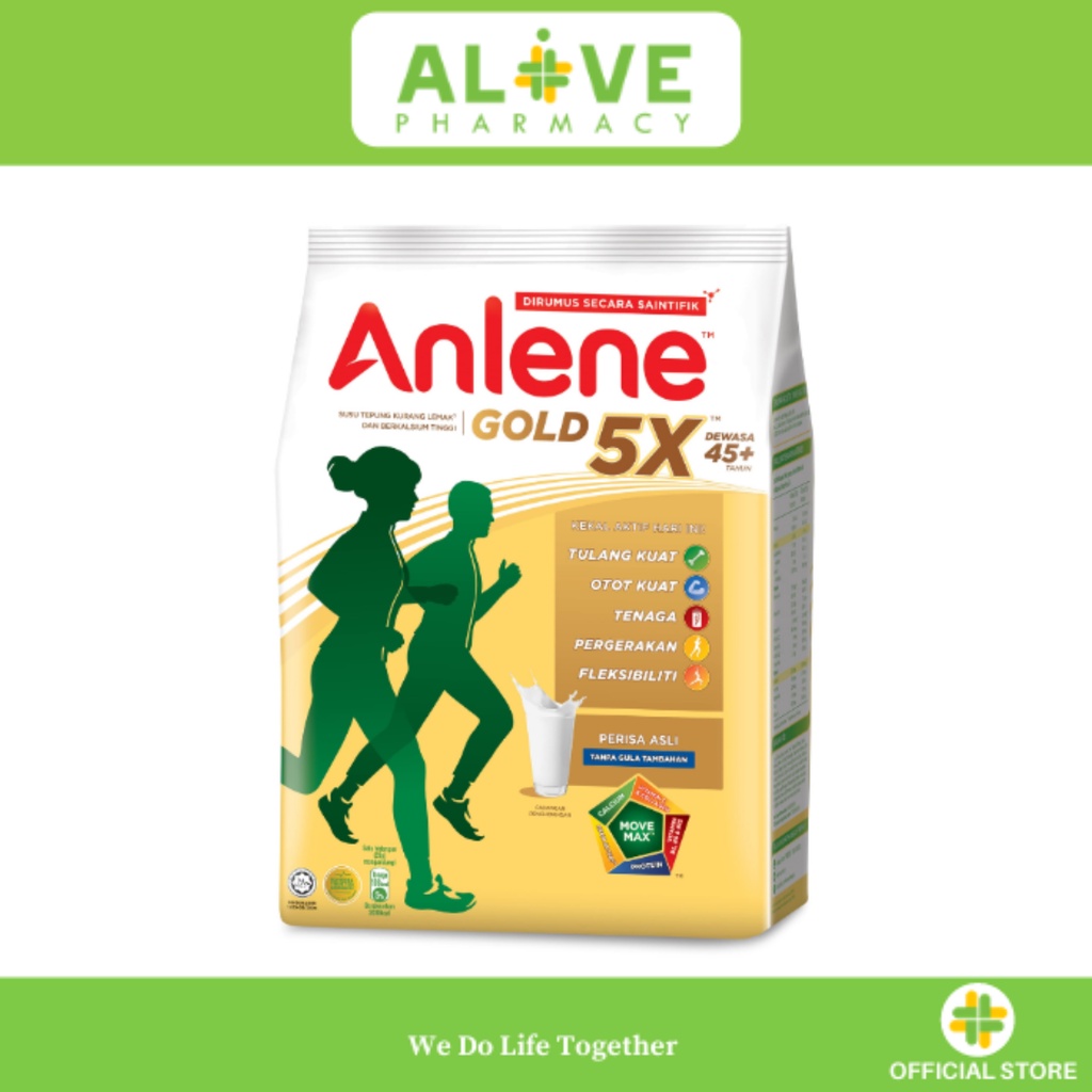[ALIVE PHARMACY] Anlene Gold 5X Powder 950G | Susu Tinggi Kalsium ...