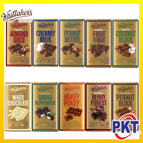 Whittaker's Chocolate Bar 250g | Shopee Malaysia