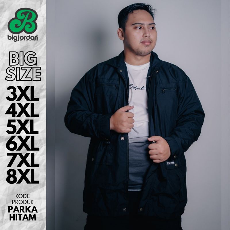 Parka Jacket Men Jumbo Big Jordan Original Big Size Oversize xxxl xxxxl ...