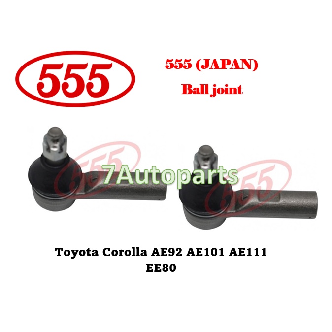 100% ORIGINAL (MADE IN JAPAN) 555 Tie Rod End Set SE-2651 - Toyota ...