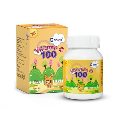 Shine Vitamin C Orange 100mg Tablets (100s) | Shopee Malaysia