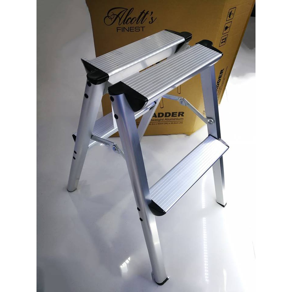 Alcott's Finest Lightweight Aluminium Step Ladder High Quality | Shopee ...