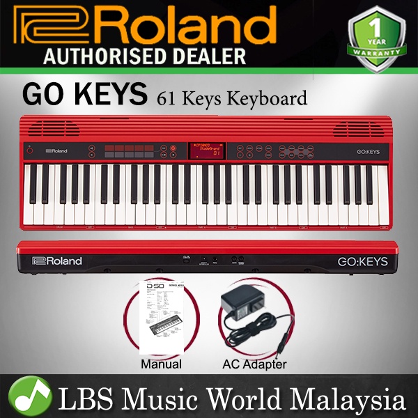 Roland GO KEYS 61 Key Music Creation MIDI USB Keyboard (GO-61K ...