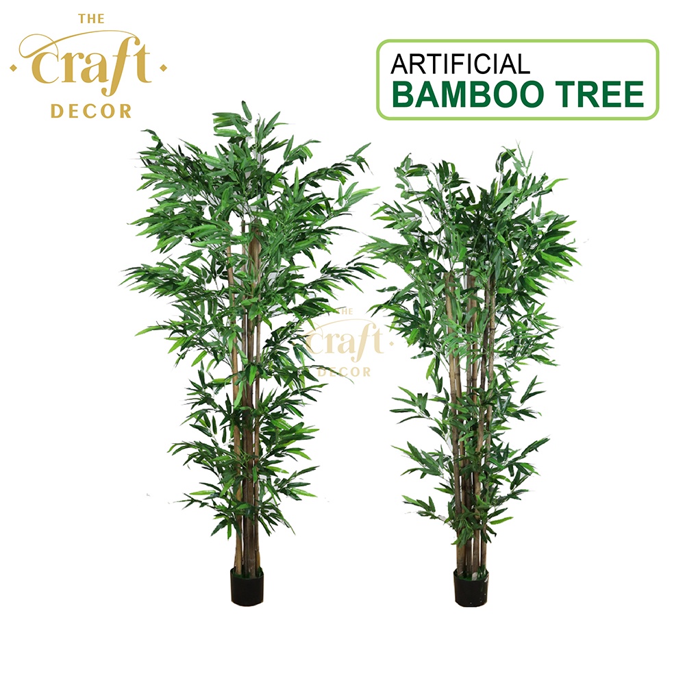 The Craft Decor 185cm / 210cm Artificial Bamboo Tree With Pot | Pokok ...