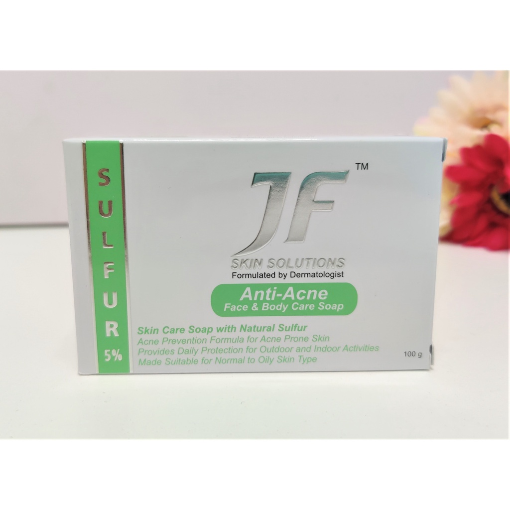 JF SULFUR SKIN SOLUTION FACE & BODY SOAP (2%/5%/10%) 100G | Shopee Malaysia
