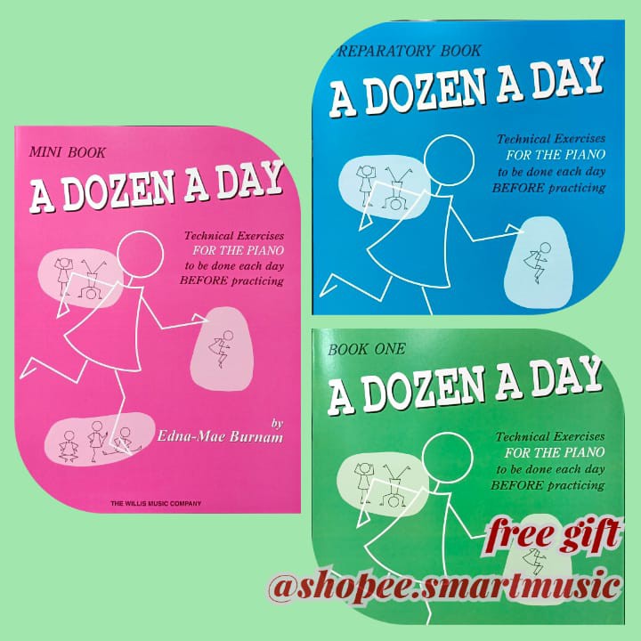 A Dozen A Day/Mini Book /Preparatory Book/Book One/Tecnical Exercises ...