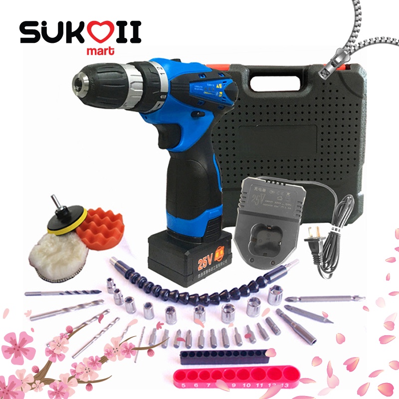 SKOI 25V Multi-function Lithium Rechargeable Hand Drill Electric ...