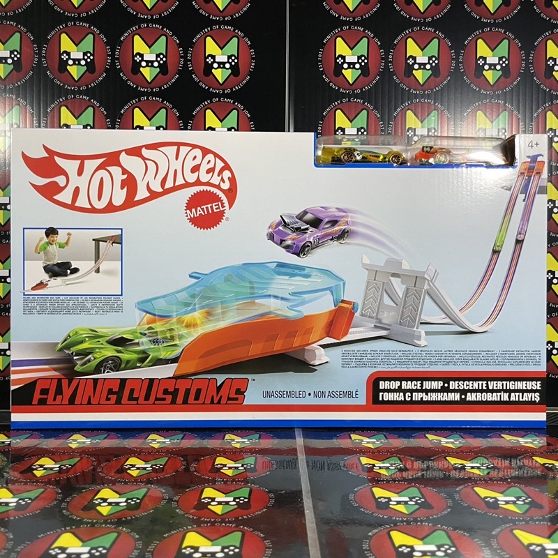 [ORIGINAL]Hot Wheels Drop Race Jump | Shopee Malaysia