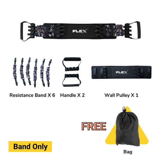 FlexStrap™ High-Performance Resistance Bands (Gym Resistance Band Elastic Band exercise band ...