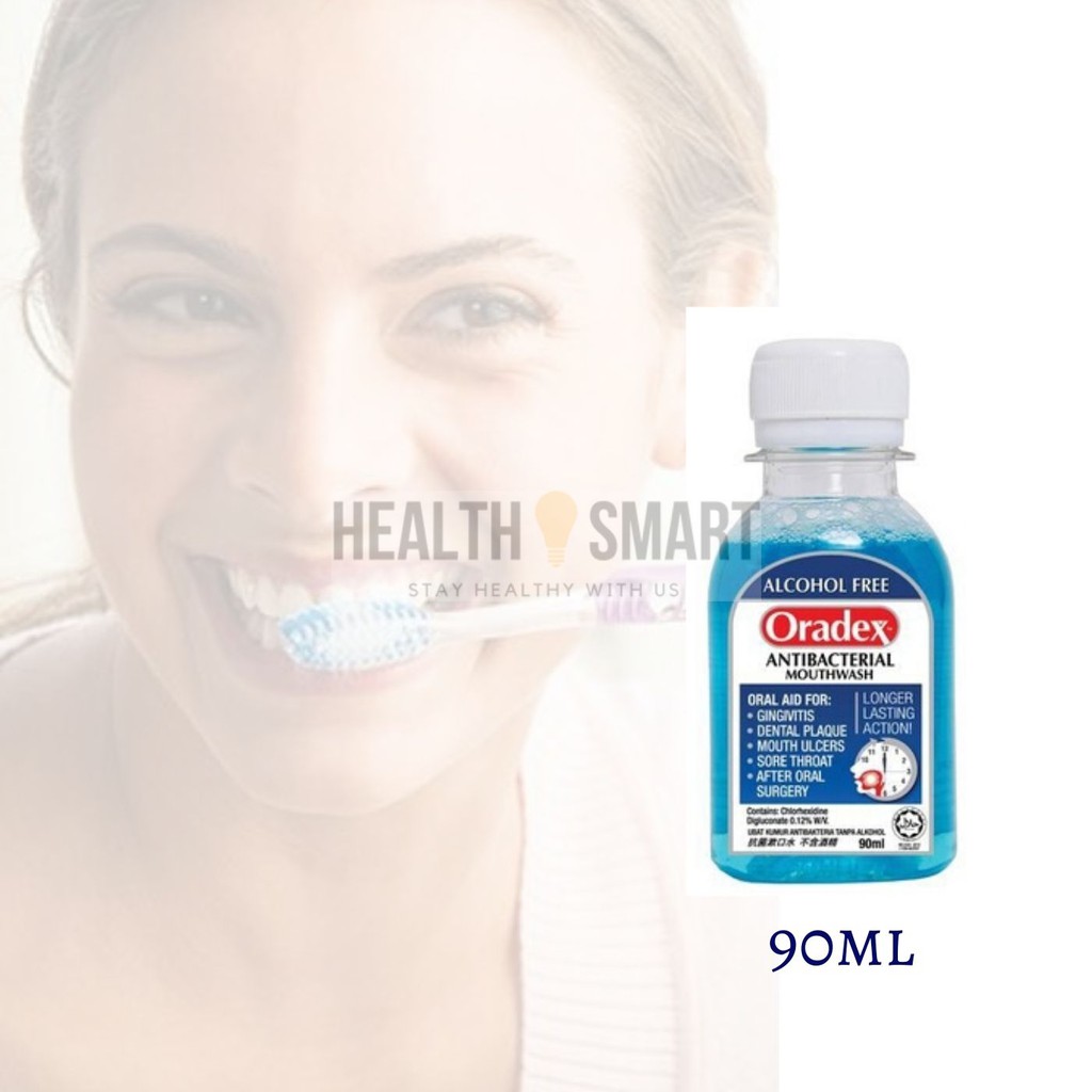 Oradex Antibacterial Mouthwash 400ml / Oradex Blue 90ml / Oradex ...