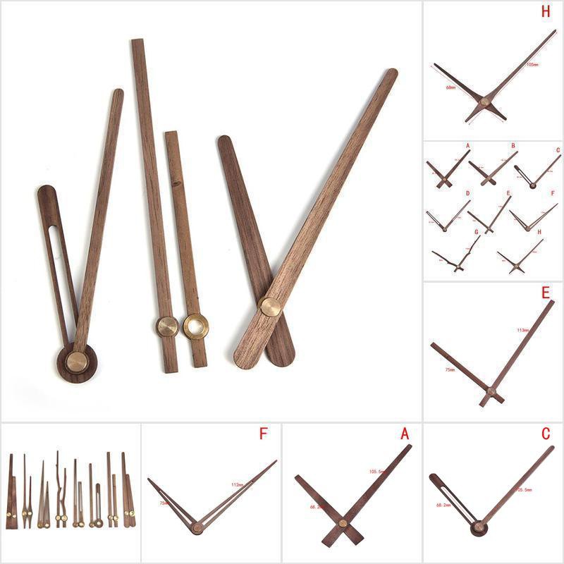 FAMY Wooden Pointers DIY Wall Clock Hands 12 inch Clock Needle Quartz ...