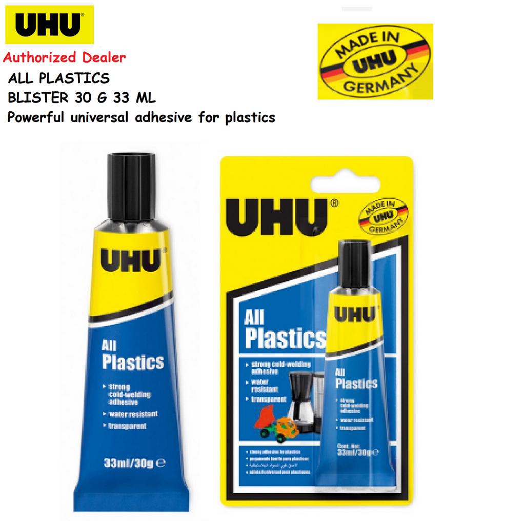 *ORIGINAL* UHU Glue All Plastic Adhesive Gum Plastik 37595 Made in ...